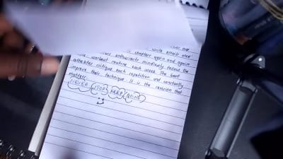 A neat and legible handwriting in all ink. | Upwork