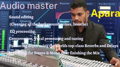 A Professionally Mixed & Mastered high quality completed MP3 WAVE file ...