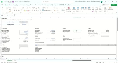 A fully functioning real estate (income approach) valuation model | Upwork
