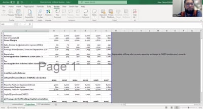 An automated financial model, with sensitivity analysis. | Upwork