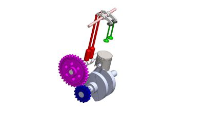 A detailed design of mechanical parts and assemblies and various ...