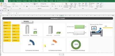 Advanced Excel Dashboard which run without Macros | Upwork