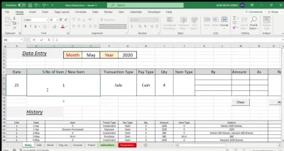 A superb Excel file for your SME to manage inventory data and cash ...
