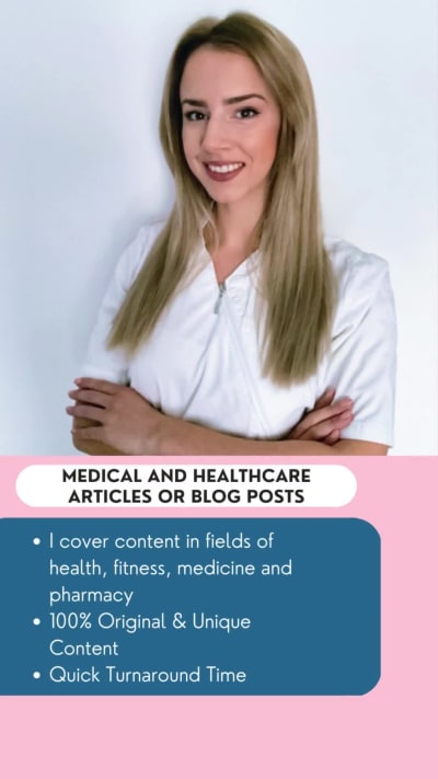 Medical and healthcare articles or blog posts | Upwork