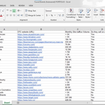 Accurate data entry work/up to 5 data entry skills. | Upwork