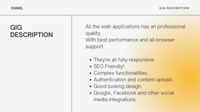 A modern and professional web application. | Upwork