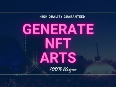 Unique nft art collections, nft art with metadata and variations | Upwork
