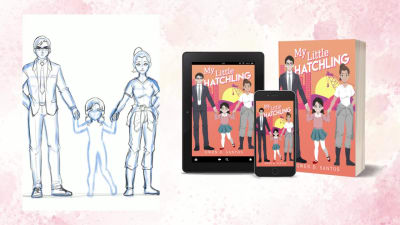 Custom illustrated romance novel cover | Upwork