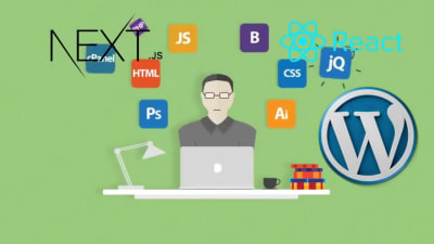 A converted design in react and next js responsive website | Upwork