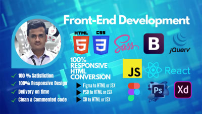 React/next/tailwind/MUI/ANT design responsive web app | Upwork