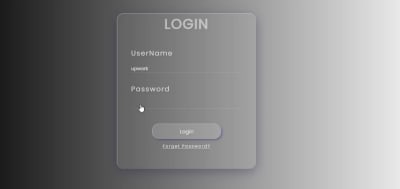 A response login page | Upwork
