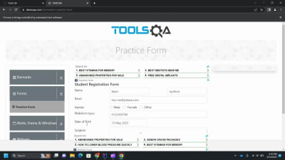 An automated test for your website | Upwork