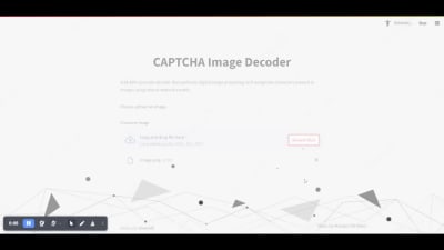 A website for decoding CAPTCHA images. | Upwork
