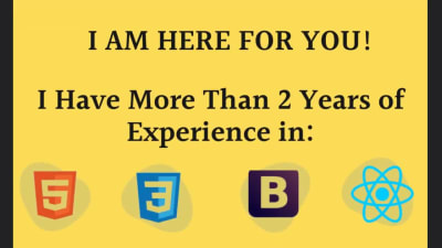 A frontend developer in HTML, CSS, Bootstrap, Js | Upwork