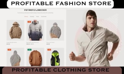 A Highly Profitable Clothing Shopify Store/ Clothing Website design ...