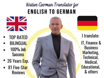 A professional & native translation from English to German! | Upwork