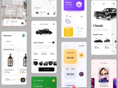 Design front-end UI of the Android app in XML Android development | Upwork