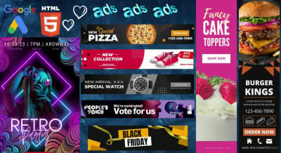 Animated html5 banner ads | Upwork