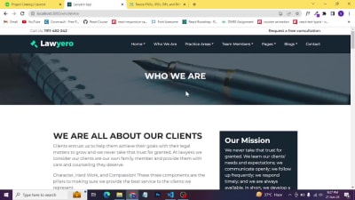 An attractive and fast website in React | Upwork