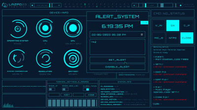 A Futuristic Terminal made in HTML, CSS and JS | Upwork