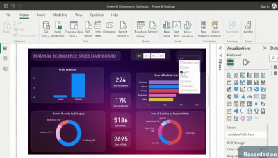 An interactive Dashboard with filters and slicers delivered within ...