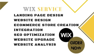 An outstanding and professional Wix website design or redesign with WIX ...