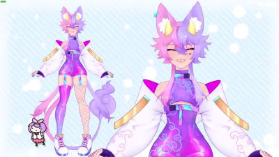 Design 2d vtuber model, vtuber rigging, live2d rigging, vtuber png | Upwork