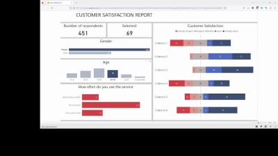 An amazing interactive visualization of your survey data. | Upwork