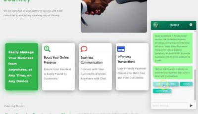 Chat Bot with Booking Feature and AI-powered Auto-responder Integration ...