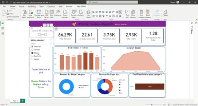 PowerBi fully interactive dashboard | Upwork