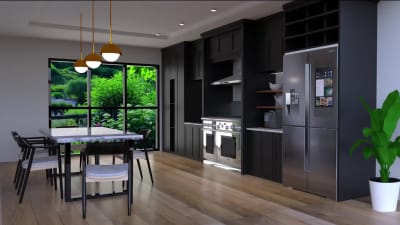 House interior design, kitchen bedroom bathroom architecture & 3d render. | Upwork
