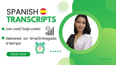 Manual and accurate spanish transcription | Upwork