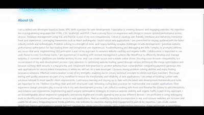 Frontend and backend developer , HTML CSS bootstrap jquery PHP mysql ...