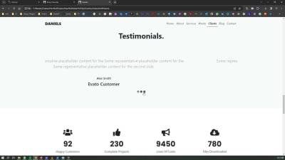 Landing Page for yourself or your company using HTML5/CSS3/BOOTSTRAP/JS | Upwork