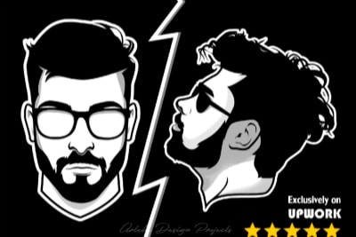 Minimalist vector avatar, gaming or profile picture | Upwork