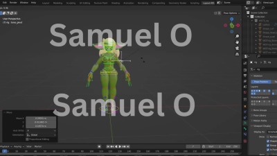 3d character rigging character animation character design for game ...