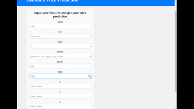 Diamond Price Prediction App | Upwork
