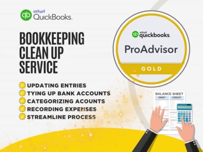 Your QuickBooks Accounts Clean up & Up to date | Upwork