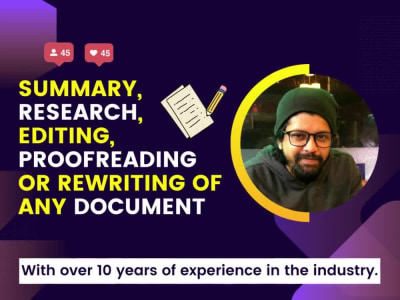 Research and Summary Content Services | Upwork