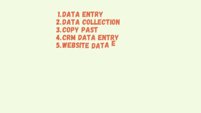Copy Paste Data Entry Services Online | Upwork