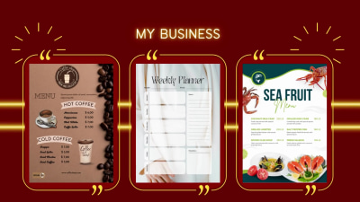 A fantastic and professional design for Meal Planners and Menus. | Upwork