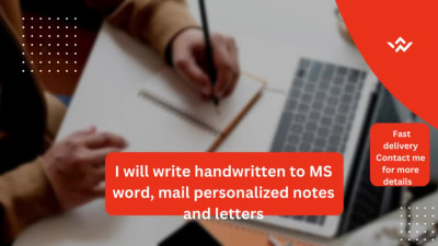 Transcribe retype handwritten notes to ms word and proofreading | Upwork