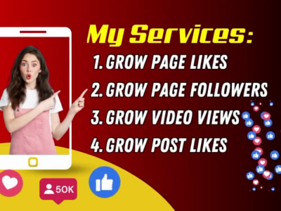 Run Facebook page promotion ad to grow Facebook page followers and ...