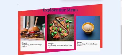 Zomato landing page project | Upwork