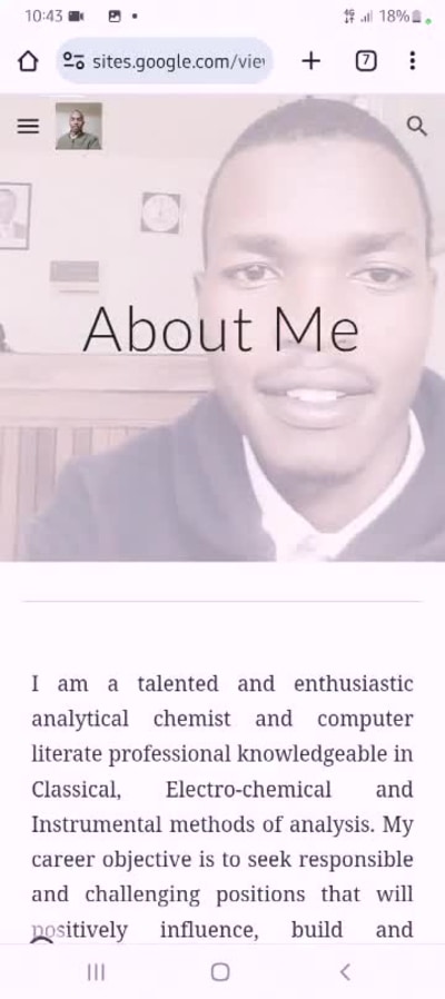 An e-portfolio to show your academic background, records and ...