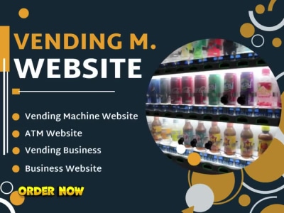 A responsive vending machine website, vending machine landing page | Upwork