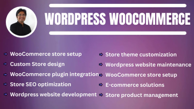 Ecommerce store using woocommerce, wordpress designer, wordpress developer | Upwork