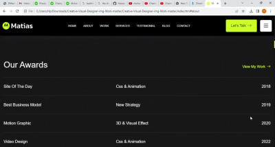 Creative Visual Designer on Html Css | Upwork