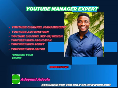 A full YouTube Management Service Ever. | Upwork