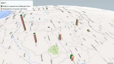 3D-Map of data on excel | Upwork